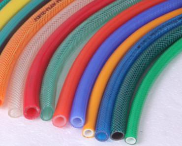 China PVC Fiber Braided Reinforced Plastic Hose/Clear Fiber Reinforced PVC Water Hose for sale