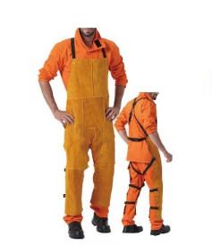 China Leather Chaps For Welding Heat And Fire Resistant In Working Clothes for sale