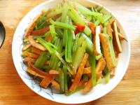 China Dried Tofu Stir Fried Celery Vacuum Bagging for sale