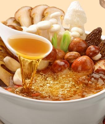 Cina Condimento a base di zuppa di zuppa di funghi alla rinfusa ISO solido 1 kg / sacchetto in vendita