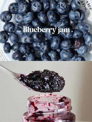 Cina Premium Concentrated Blueberry Fruit Jam 210g For Bread in vendita