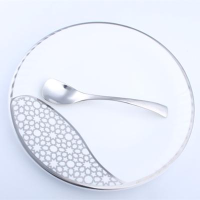 China Elegant high quantity Stainless steel cutlery/flatware/spoon/ice cream spoon for sale