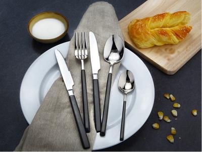 China Newto NC330 black flatware/dinnerware/colorful tableware/cutlery for sale