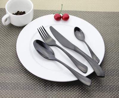 China Newto NC114 Sentimental black cutlery/flatware/dinnerware/colorful tableware for sale