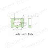 China 30 Degree Soft Close Hydraulic Hinge 35mm Cup for Corner Cabinet Door for sale