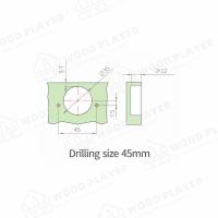 China 30 Degree Soft Close Hydraulic Hinge 35mm Cup for Corner Cabinet Door for sale