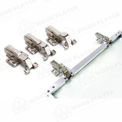 China 4 ODM van de Keuken Hydraulische Scharnieren van de gatenplaat Halve de Hardwaremontage van het Bekledingsmeubilair Te koop