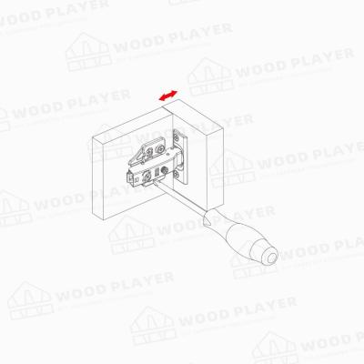中国 対面柔らかく近い折るキャビネット ドアはSS201家具ハードウェア付属品に蝶番を付ける 販売のため