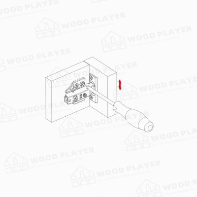 中国 対面柔らかく近い折るキャビネット ドアはSS201家具ハードウェア付属品に蝶番を付ける 販売のため