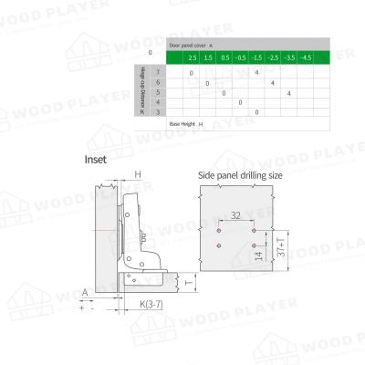 中国 対面柔らかく近い折るキャビネット ドアはSS201家具ハードウェア付属品に蝶番を付ける 販売のため