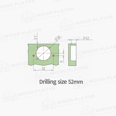 中国 対面柔らかく近い折るキャビネット ドアはSS201家具ハードウェア付属品に蝶番を付ける 販売のため