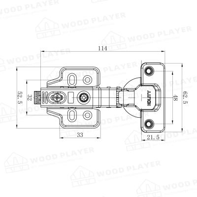 中国 対面柔らかく近い折るキャビネット ドアはSS201家具ハードウェア付属品に蝶番を付ける 販売のため