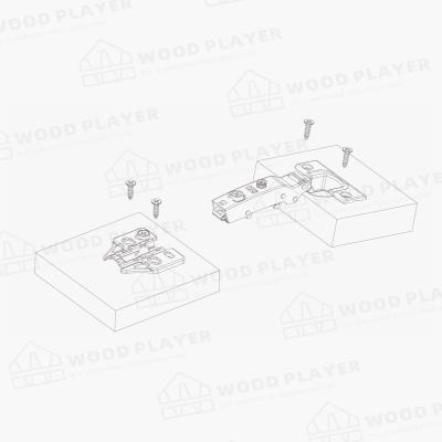 中国 対面柔らかく近い折るキャビネット ドアはSS201家具ハードウェア付属品に蝶番を付ける 販売のため