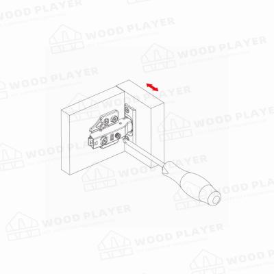 Cina L'armadio da cucina vicino molle SS304 munisce i montaggi di cardini dell'hardware della mobilia in vendita