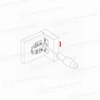 Cina L'armadio da cucina vicino molle SS304 munisce i montaggi di cardini dell'hardware della mobilia in vendita