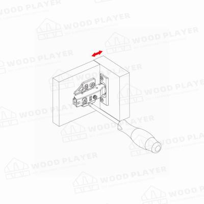 Cina L'armadio da cucina vicino molle SS304 munisce i montaggi di cardini dell'hardware della mobilia in vendita