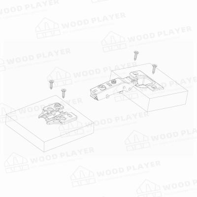 Cina L'armadio da cucina vicino molle SS304 munisce i montaggi di cardini dell'hardware della mobilia in vendita
