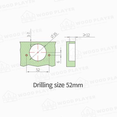 Cina L'armadio da cucina vicino molle SS304 munisce i montaggi di cardini dell'hardware della mobilia in vendita