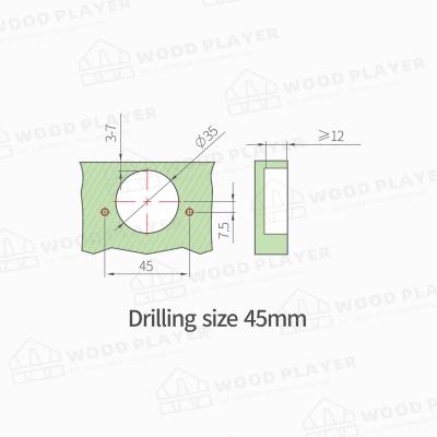 Cina L'armadio da cucina vicino molle SS304 munisce i montaggi di cardini dell'hardware della mobilia in vendita