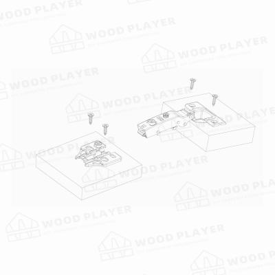 Cina la tazza di 12.0mm ha celato i montaggi regolabili dell'hardware della mobilia delle cerniere di porta 3d in vendita
