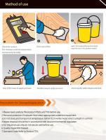 China 200-250g/m2 Super Viscous Liquid Polyurethane Wood Glue for Component Bonding for sale