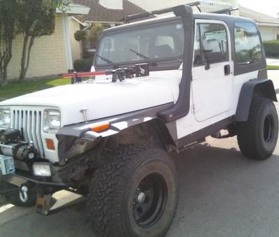 China Wrangler YJ accessories 4wd Snorkel for YJ 1996-2006 for sale