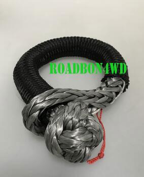 China Professional rope manufacture 12 strands UHMWPE knot soft shackle for sale