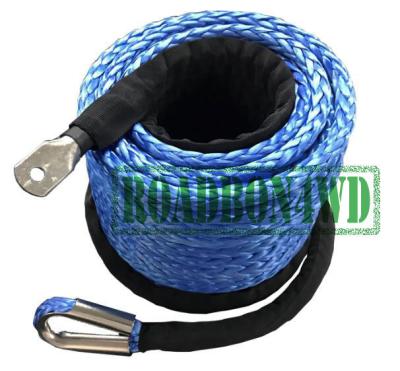 China 3/8"X100' Double Braided 4X4 Spectra Winch Line off-Road Tow Recovery Rope for sale