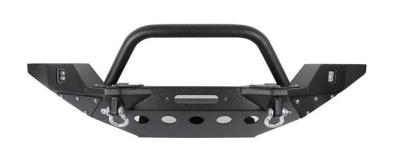 China Steel Front Bumper 4x4 Winch Bumper for Wrangler jk 4x4 auto front bumper Wrangler split front bumper for sale