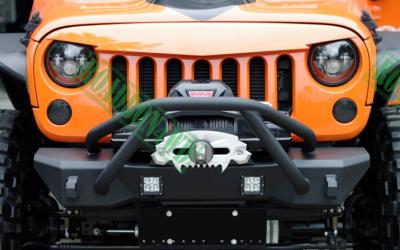 China Runner front bumper Steel Front Bumper 4x4 Winch recovery Bumper for Jepp JK for sale