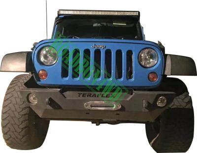 China JK front bumper Steel Front Bumper 4x4 Winch recovery Bumper for Jepp WRANGLER for sale
