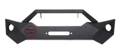 China Wrangler Battle axe Front Bumper for Jeep JK Black Steel Recovery Bull Bar Winch Bumper for JK Wrangler 07 Onwards for sale