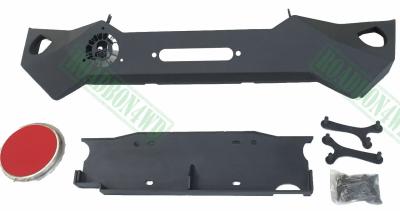 China Predator III Front Bumper for Jeep JK Black Steel Recovery Bull Bar Winch Bumper for JK Wrangler 07 Onwards for sale