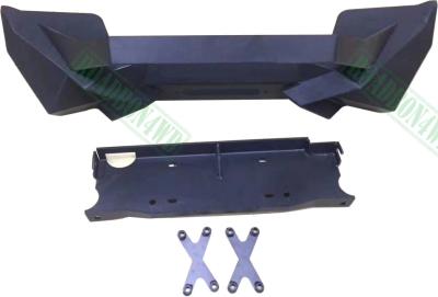 China Wholesale Front Bumper for Jeep JK Black Steel Recovery Bull Bar Winch Bumper for JK Wrangler 07 Onwards for sale