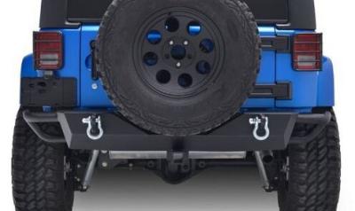 China Wrangler Rear bumper steel black rear bumper for Jeep wrangler JK for sale