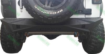 China Wrangler JK Rear bumper steel black rear bumper for Jeep wrangler JK for sale