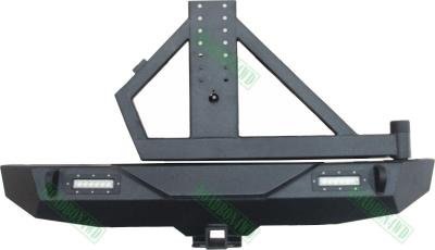 China 2007-2017 Wrangler JK Back Steel Power-Coated Rear Bumper With Spare Tire Carrier for sale