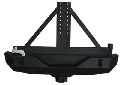 China Heavy Duty Rear Bumper with Spare Tire Rack for 07-16 Jeep Wrangler Jk for sale