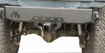 China Jeep Jk Wrangler  Rear Bumper Black Powder-Coated (Steel) for sale
