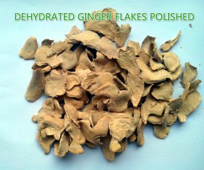 China Dehydrated ginger flakes (polished) ,natural orgnic ginger products,grade A for sale