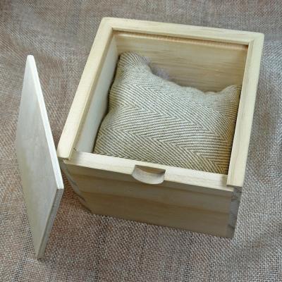 China Wooden Watch Box Engraved Your Own Logo Brand Watch Wooden Box Package Gift Box Natural Material Wood Boxes for sale