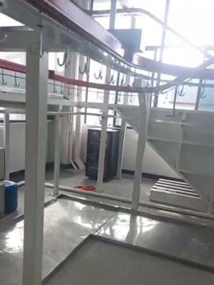 China Automated Powder Coating Line with Advanced Pretreatment for Aerospace Components for sale