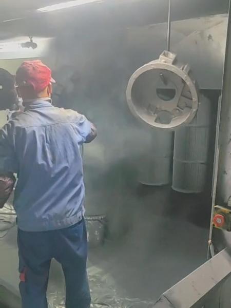 Quality High Accuracy Automatic Powder Coating System With Plasma Pretreatment For Metal Products for sale