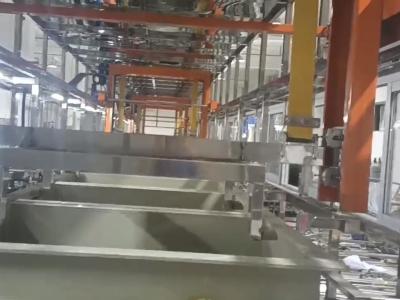 China Solar Panel Frame Automated Anodizing Line with High Capacity for sale