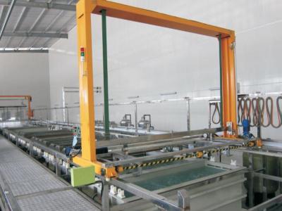 China Electronics Industry Automated Anodizing Line Aluminum Cases Surface Treatment Equipment for sale