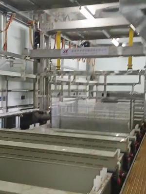 China Automated Chemical Cleaning Line High Precision 50HZ For Solar Panel Frame for sale
