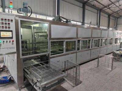 China Metal Components Spray Cleaning Machine Castings Ultrasonic Cleaning Line for sale