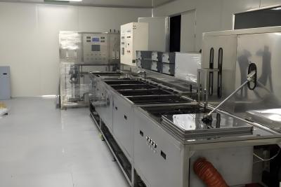 China Die Cast Parts Ultrasonic Cleaning Line Automatic Ultrasonic Cleaner With Oscillation Mechanism for sale