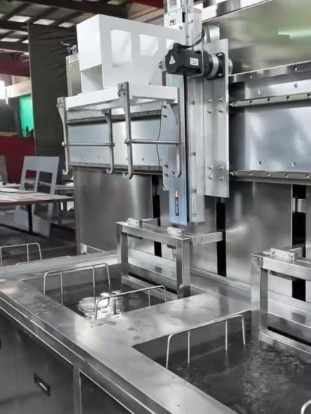 Quality Single Arm Automatic Ultrasonic Cleaning Machine Powerful With Up And Down for sale