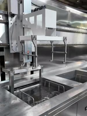 China Single Arm Manipulator Conveying Cleaning Machine With Up And Down Stirring For Precision Cleaning for sale